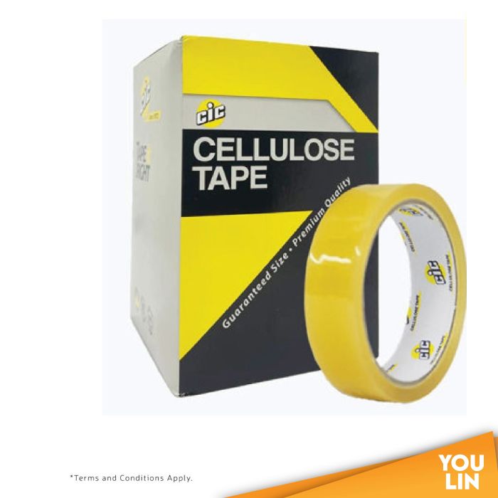 CIC Cellulose Tape 18mm x 40y - Cellulose Tape