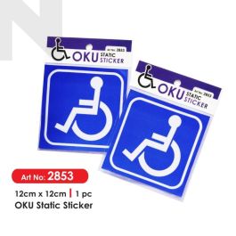 Cactus 2853 OKU Static Sticker - Label Sticker & Adhesiv