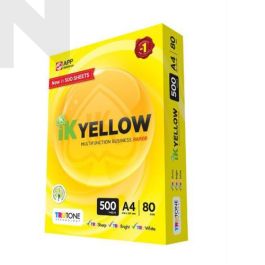 IK Yellow 80gsm A4 Paper 500's/ream - Copier Paper A4