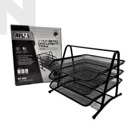 APLUS DT-003 3 Tier Metal Document Tray - Filing Accessories