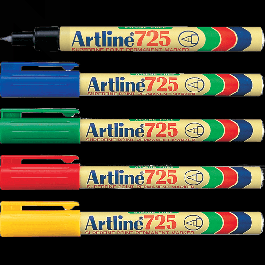 Artline 725 Permanent Marker Pen 0.4mm - Marker Pen