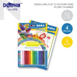 Dolphin Nara Round Stick Modeling Clay - Hobby Craft & U