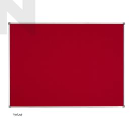 WriteBest Aluminum Frame Velvet Notice Board - Notice Board