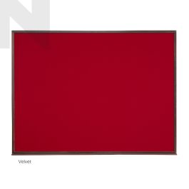 WriteBest Aluminum Frame Velvet Notice Board - Notice Board
