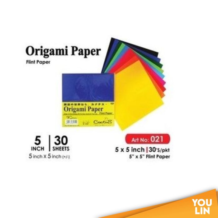 Cactus Origami Flint Paper 30's - Paper & Envelope