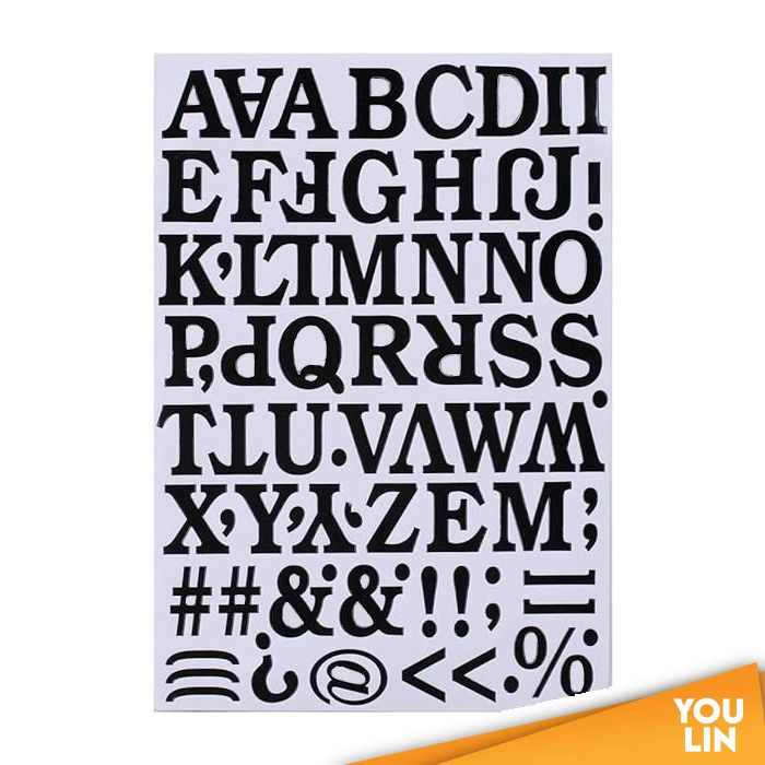 Cactus 1051 Letter PVC Sticker - Hobby & Craft