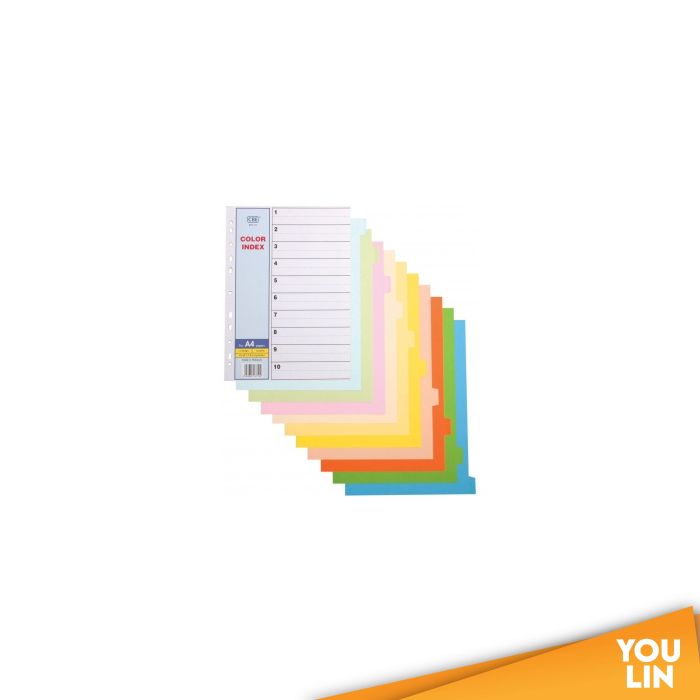 CBE 907-10 10 Colour Paper Index Divider - Index Divider