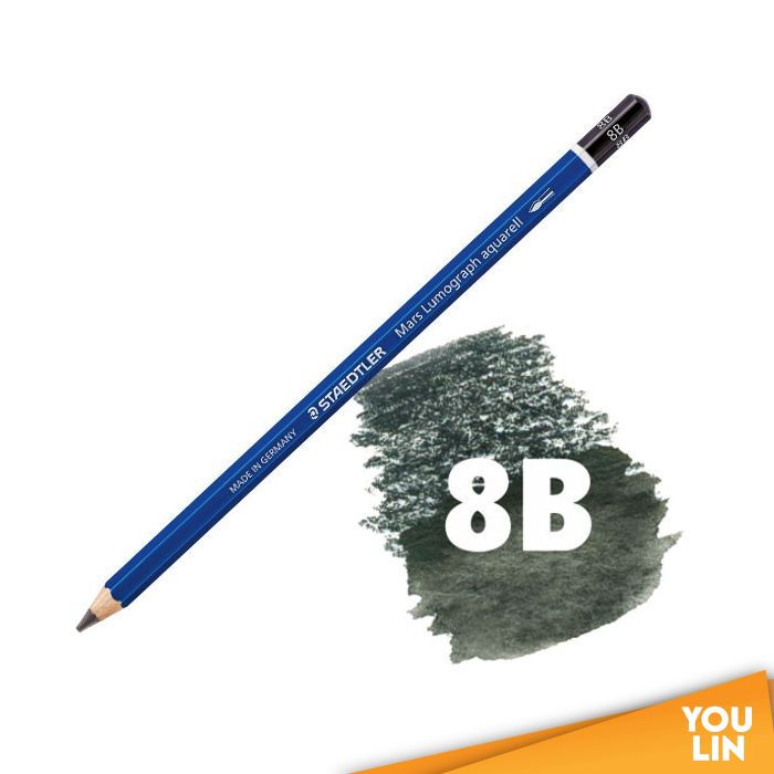 STAEDTLER 100A-8B Mars Lumograph Aquarell Pencil - Writing I
