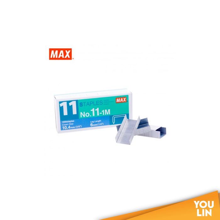 Max Staples (Stapler Bullet) NO.11-1M - Stapler & Staple