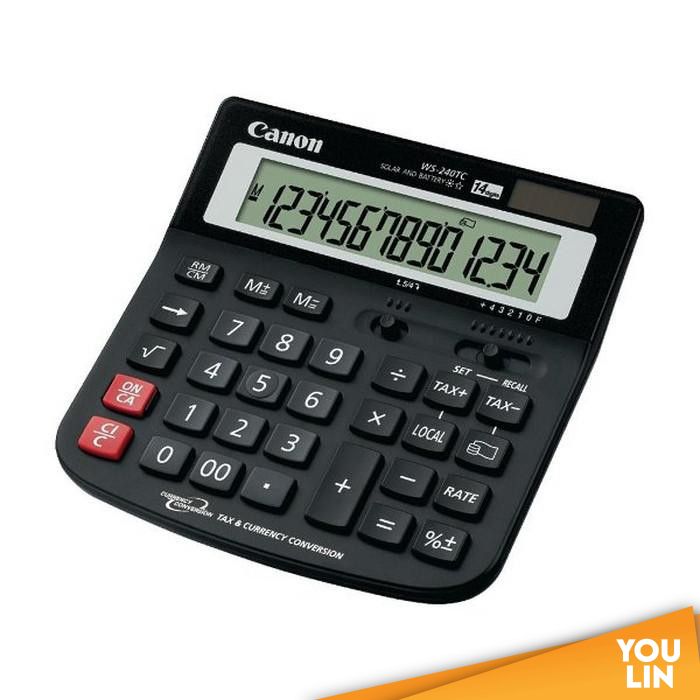 Canon Calculator 14 Digits WS-240TC - Calculator