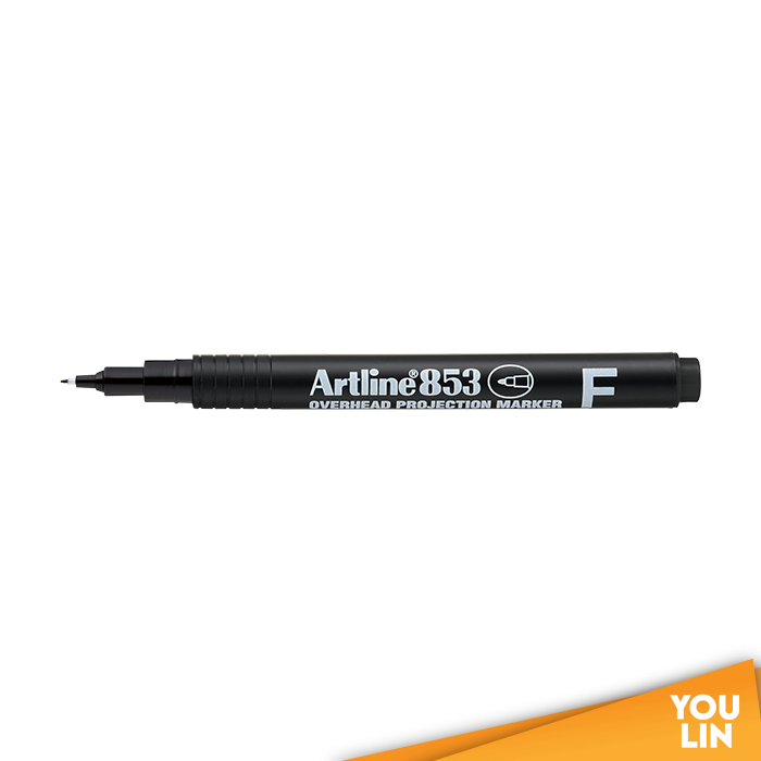 Artline 853 Ohp Permanent Marker Pen 0.5mm - Black - Marker
