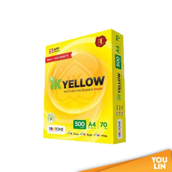 IK Yellow 70gsm A4 Paper - 500's/ream - Copier Paper A4