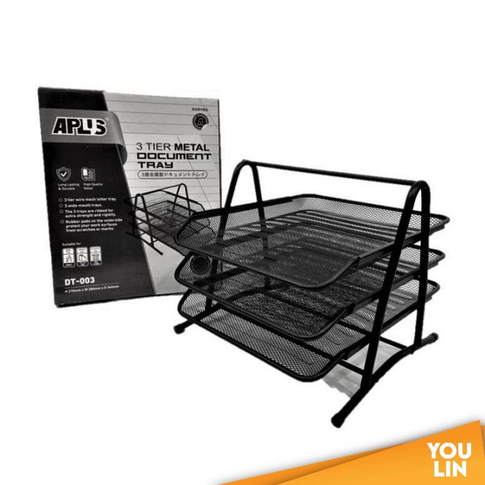 APLUS DT-003 3 Tier Metal Document Tray - Filing Accessories