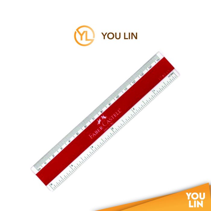 Faber Castell 1783 15CM Plastic Ruler - Ruler & Mathemat
