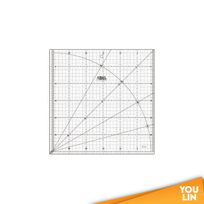 OLFA Square Quilt Ruler (MQR-30X30) - Cutting Mat & Rule
