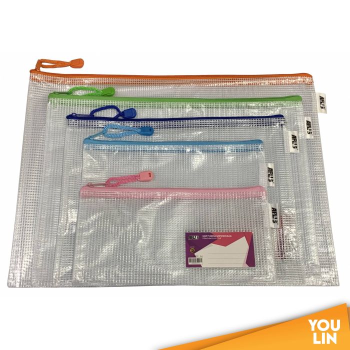 APLUS ZB202 A5 Soft Mesh Zipper Bag - Filing Product APLUS ZB202 A5 Soft Mesh Zipper Bag - Filing Product