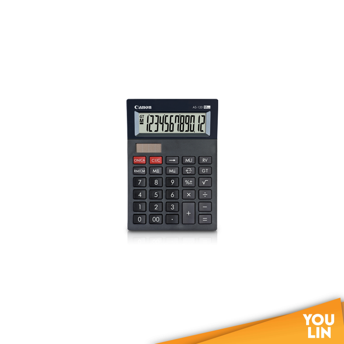 Canon Calculator 12 Digits AS-120 II - Calculator