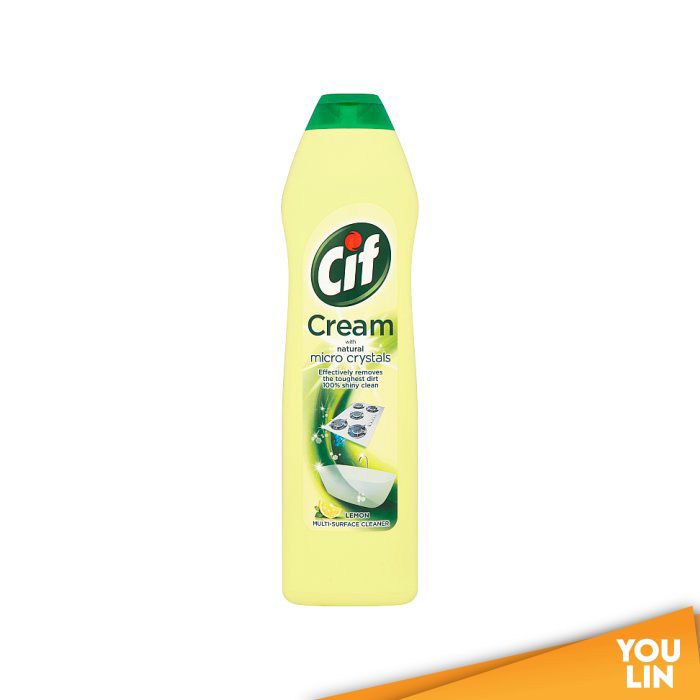 Cif Cream Lemon Multi-Surface Cleaner 500ml - Households