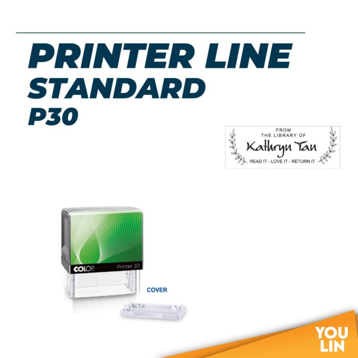 Colop Printer 30 Self-Ink Stamp (max.17 X 46mm) - Stamp