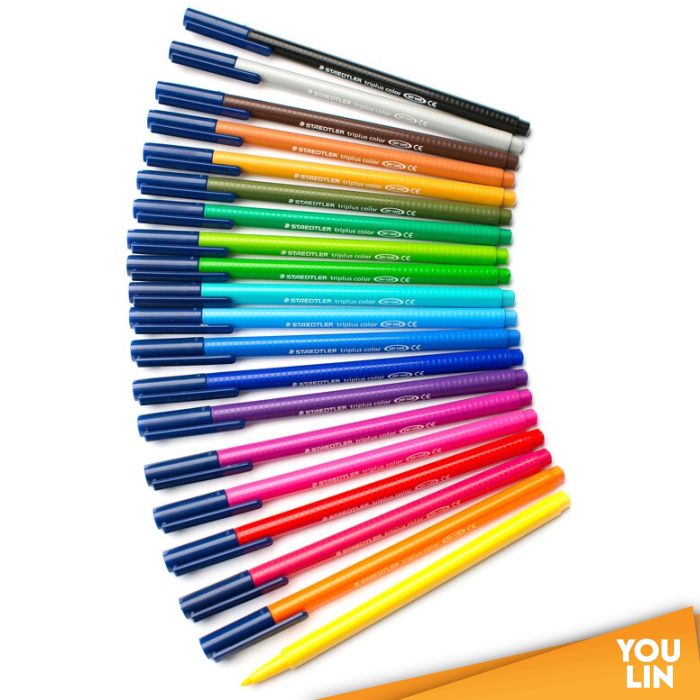 Staedtler 323 Triplus Colour Fibre-tip Pens 1.0mm - Colour P