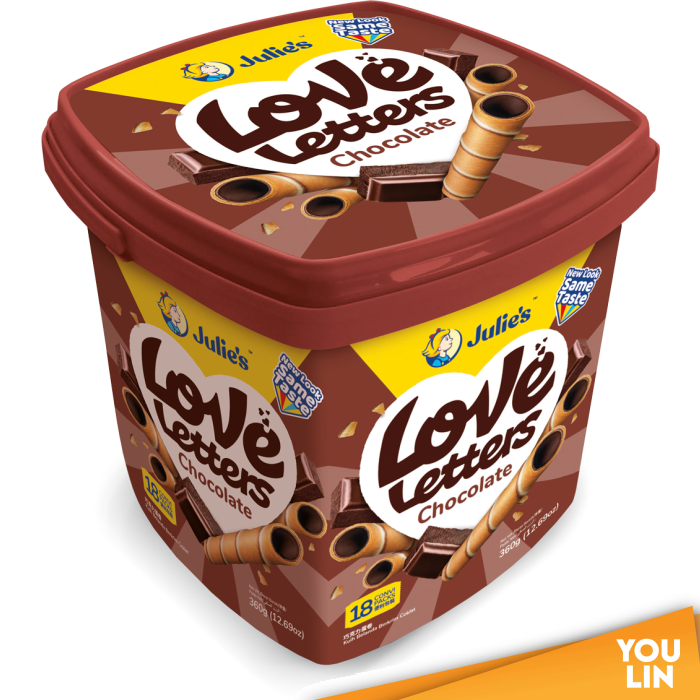 Julie s Biscuit Love Letter Chocolate 705G