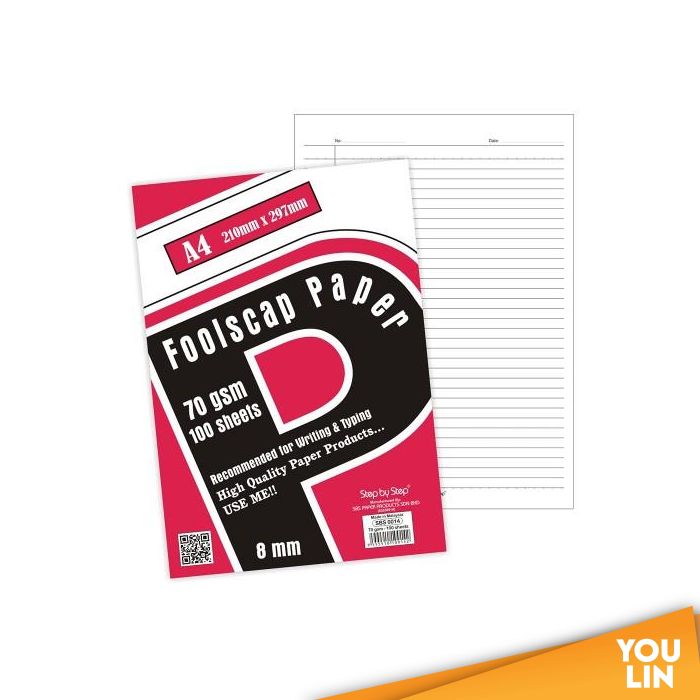SBS 0014 A4 70GM SINGLE FOOLSCAP PAPER 100'S - Cash Book, Re