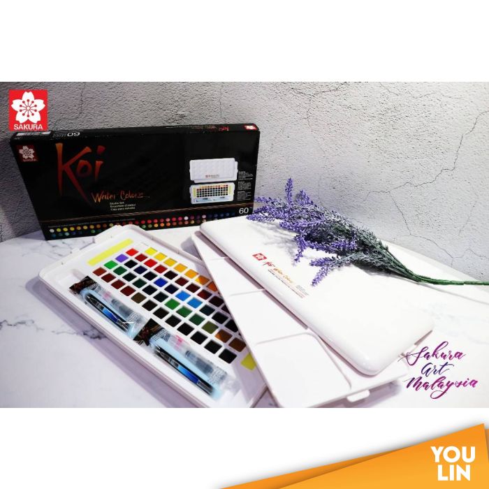 Sakura Koi Water Color Set - 60 Color - Poster Color & W