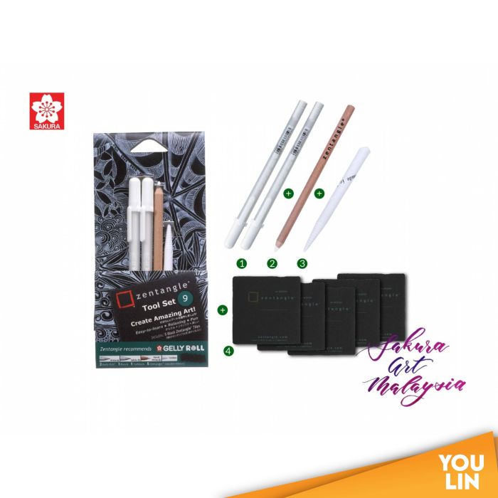 Sakura Zentangle Tool Set - B - Colouring & Drawing
